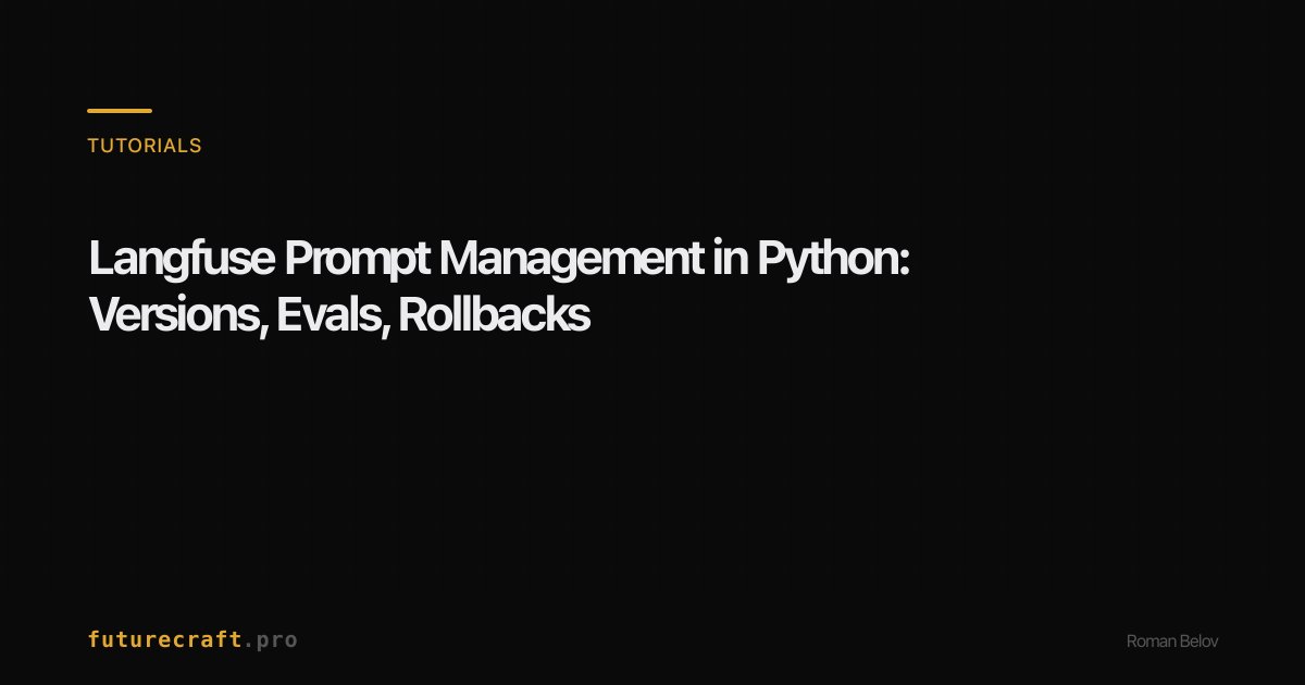 Prompt Engineering System: Managing 50+ Prompts in Production ...